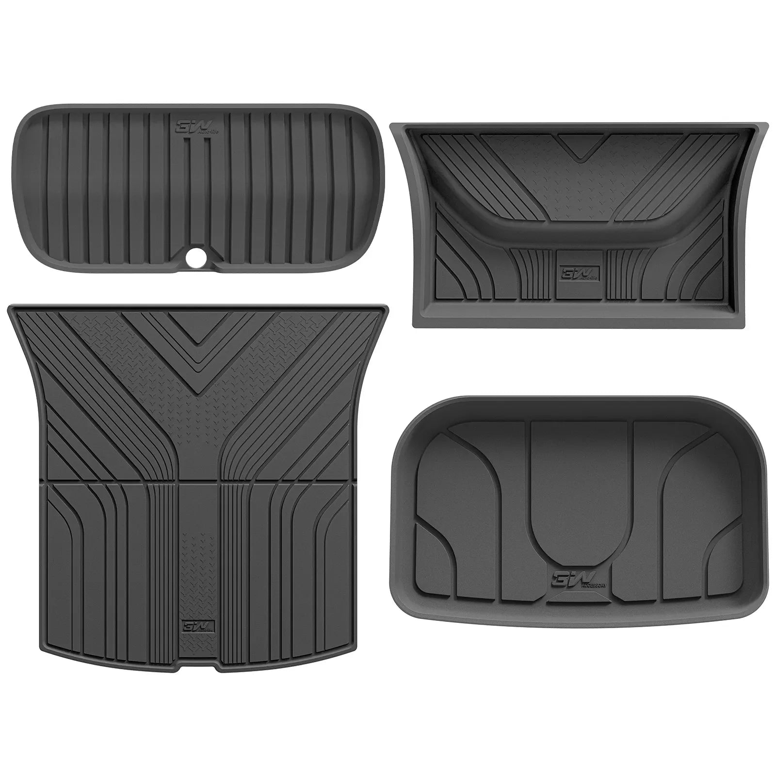 3W Floor Mats / Trunk Mat for Tesla Model Y Juniper 2025-2026 (Not Fit